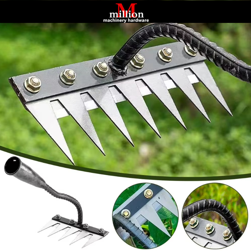 Garden Weeding Rake Cangkul Rumput Tajak Bergigi Wedding Grass Rake ...