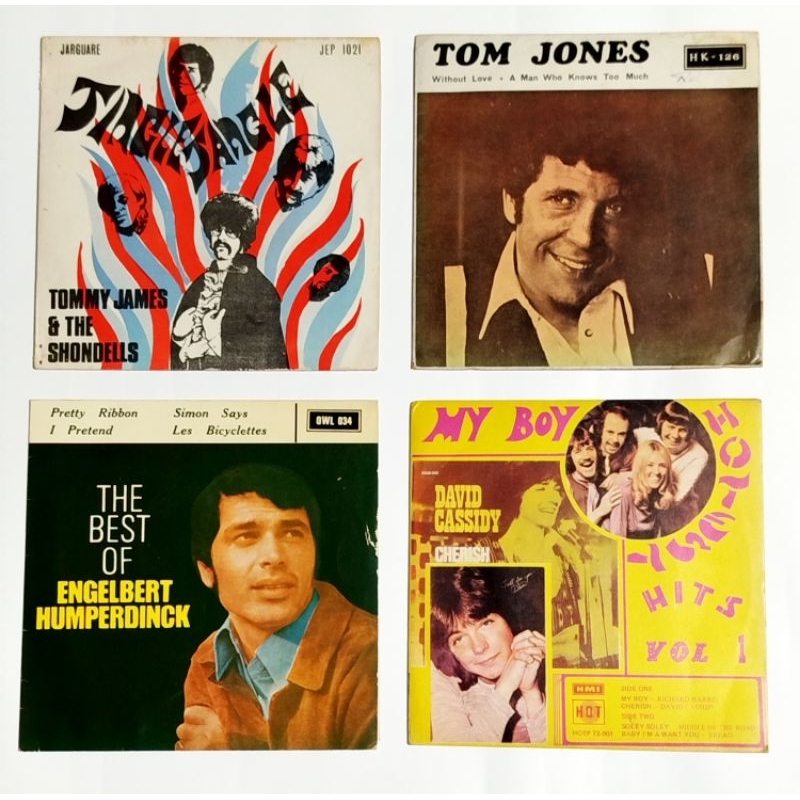 EP VARIOUS ARTISTS VINYL PIRING HITAM RECORD 7 INCH | Shopee Philippines