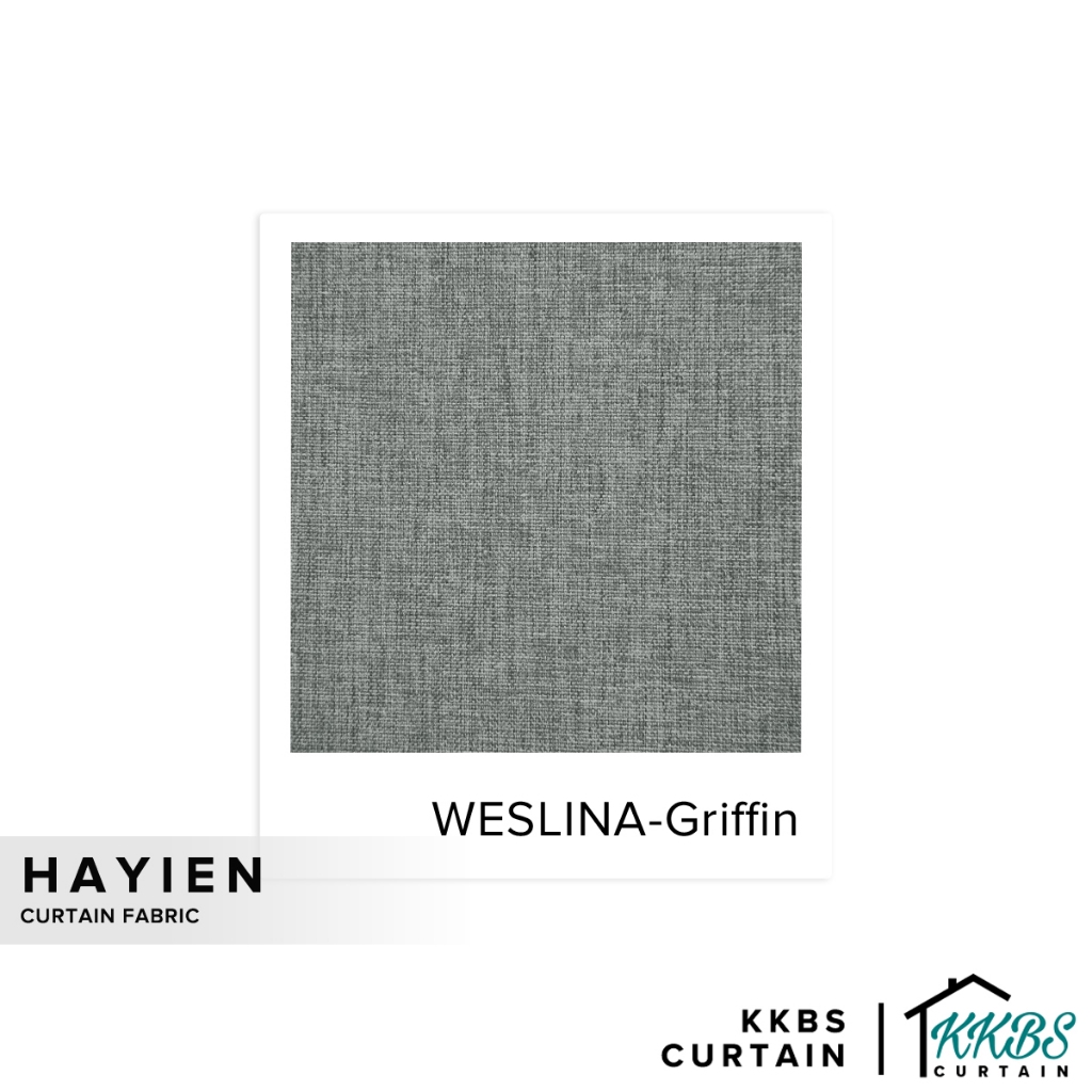 KKBS CURTAIN Hayien-Weslina 110'' Kain Langsir Potong Meter (Hayien ...