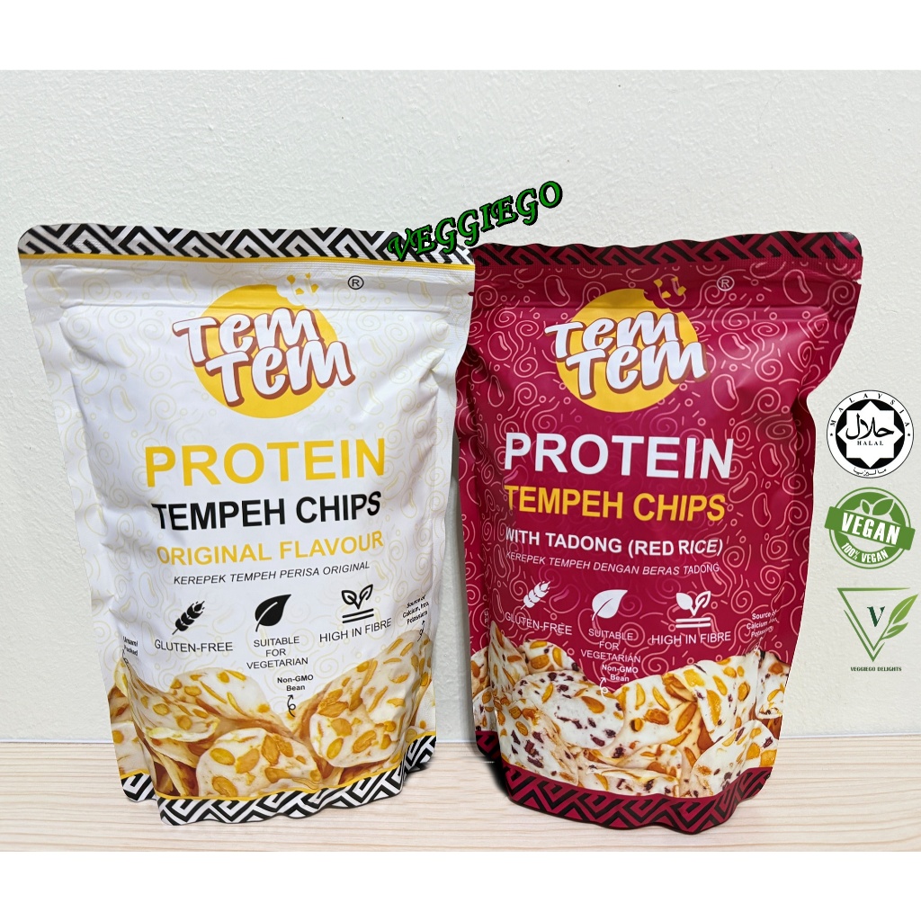 Tem Tem Tempeh Chips 天贝 豆管零食 Tempeh Chips - 100g | Shopee Philippines