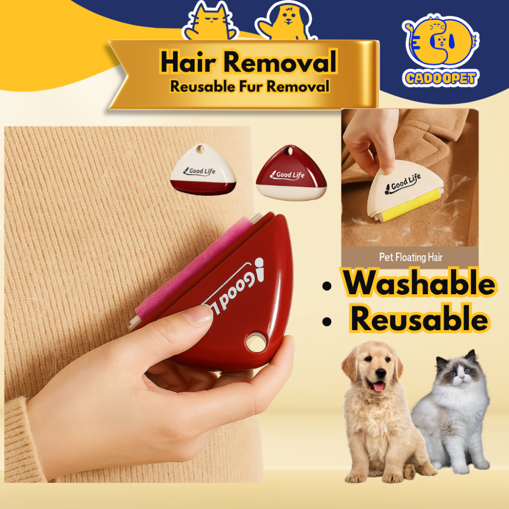 Washable Reusable Fur Roller - Pet Hair & Lint Remover - Pembuang Bulu ...