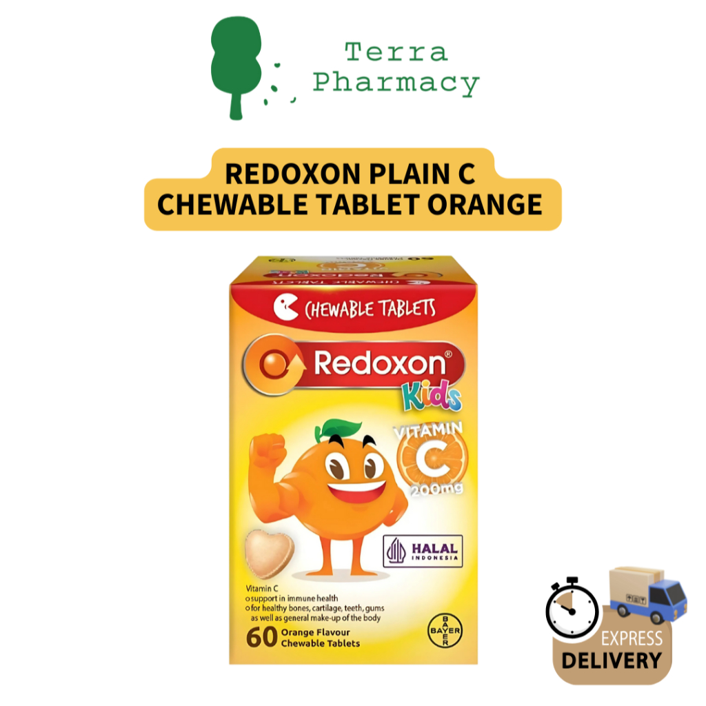 REDOXON Kids Plain C Chewable Tablet 60's/Box | Shopee Philippines