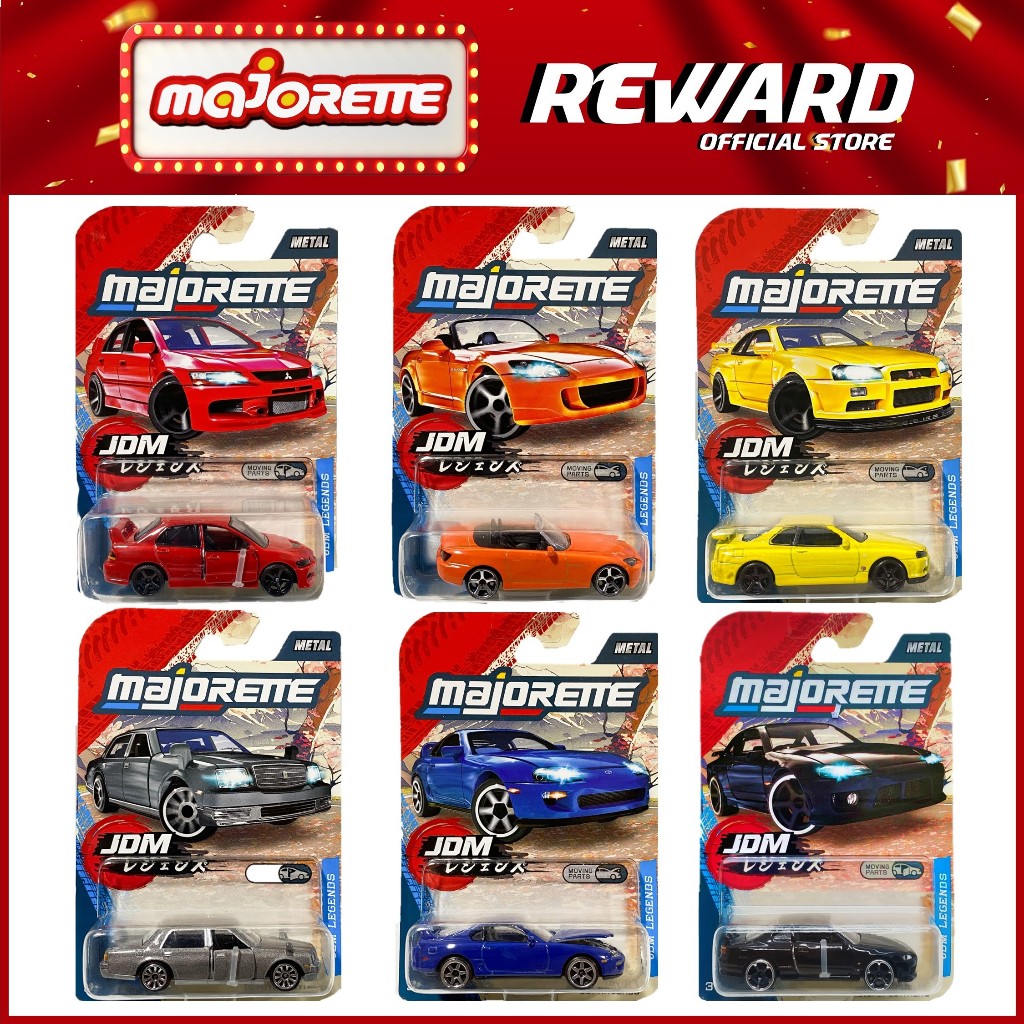 Majorette 2025 JDM LEGENDS PREMIUM CARS / Diecast / JDM | Shopee ...