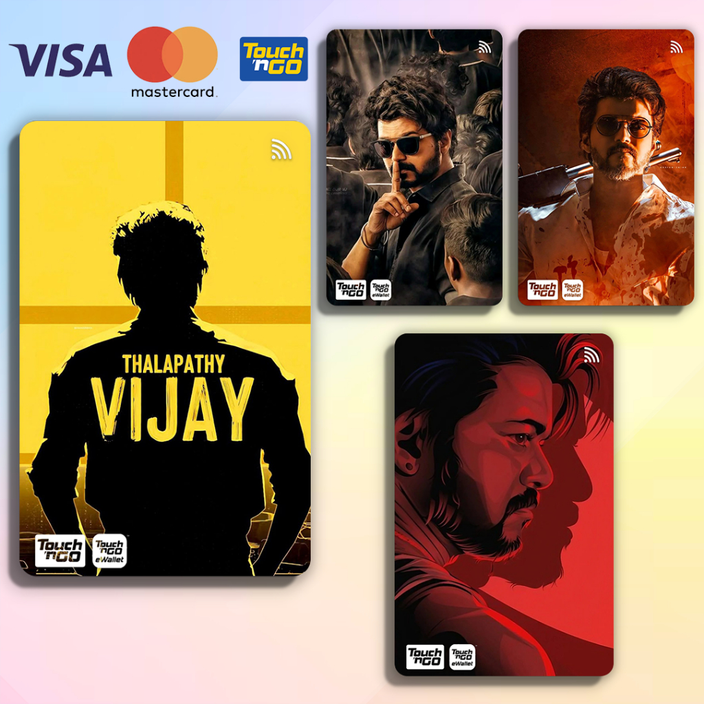 Sticker Thalapathy Vijay - Tng / Touch n Go Card Sticker - High Quality ...