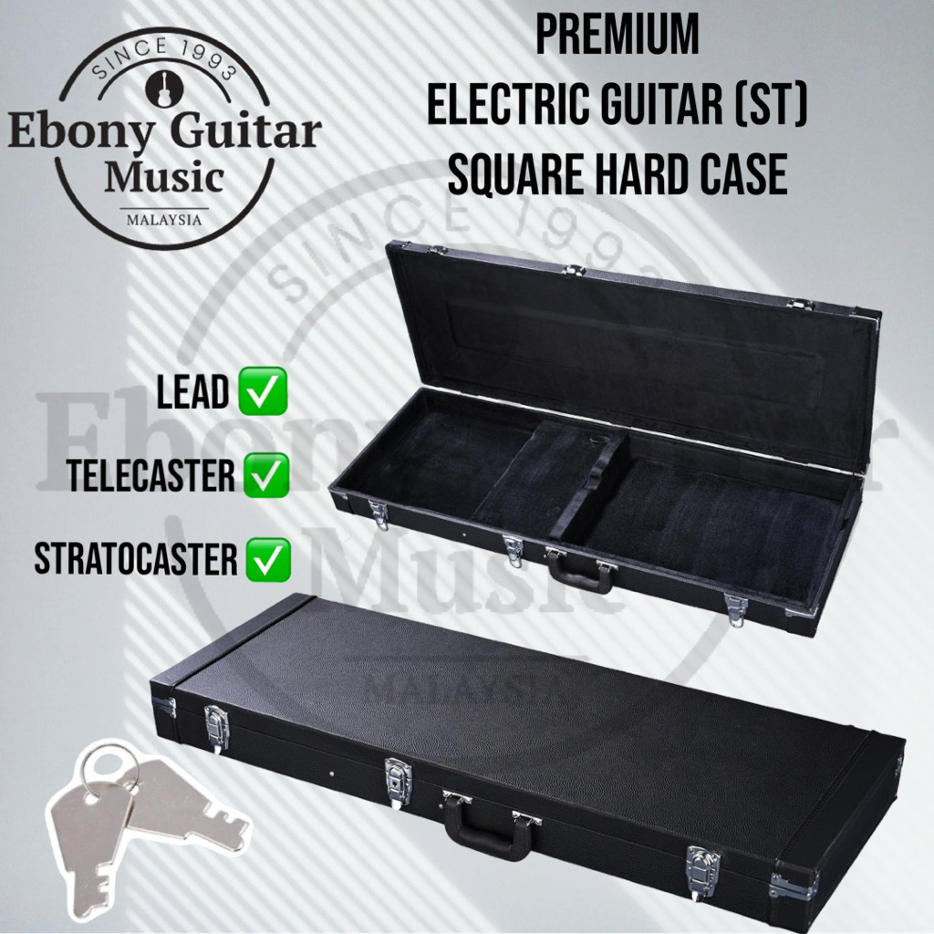 Lead Guitar Square Shape Hard Case High Quality St Electric Guitar Case ...
