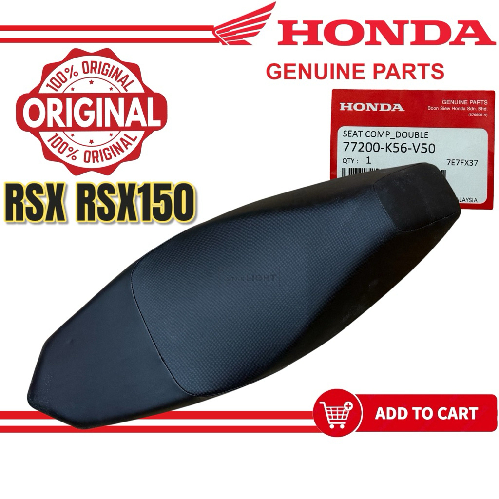 RSX RSX150 DOUBLE SEAT COMP MOTOR CUSHION TEMPAT DUDUK KUSYEN | Shopee ...