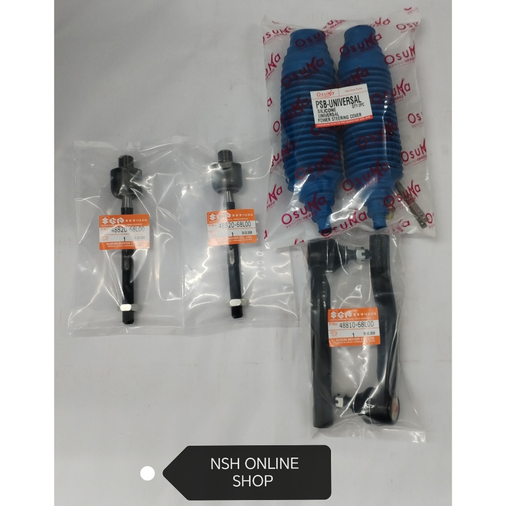 Tie Rod End+Rack End+Steering Boot Cover (OEM) for Suzuki Swift 1.4 ...