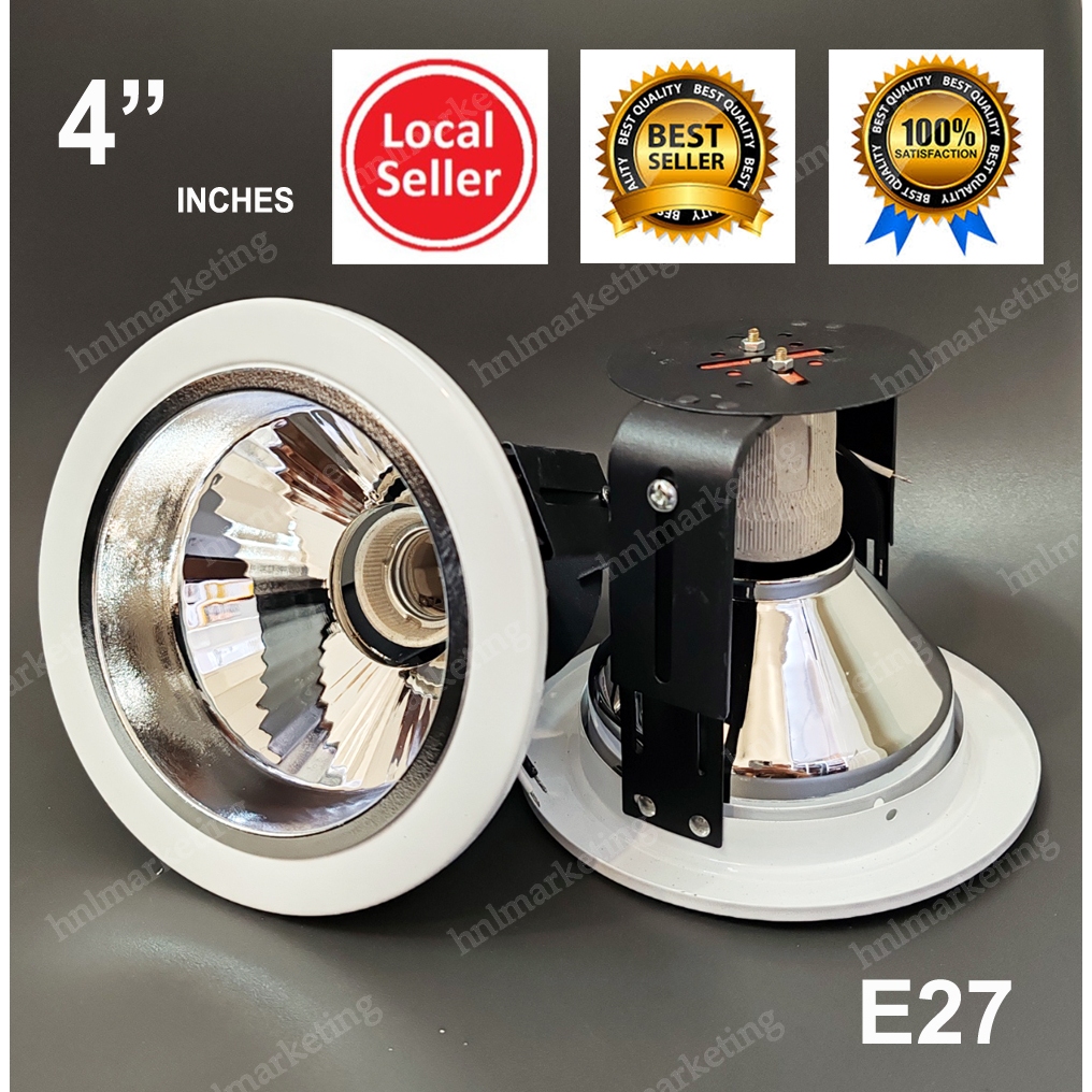 4" INCHES LED DOWNLIGHT CASING FITTING ADJUSTABLE | Shopee Philippines