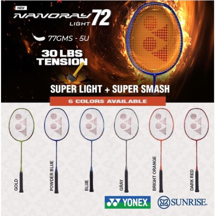 Yonex racket badminton Nanoray lite Arcsaber light Astrox lite Voltric ...