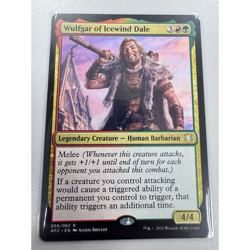 Mtg Card - Wulfgar of Icewind Dale 056/062 | Shopee Philippines