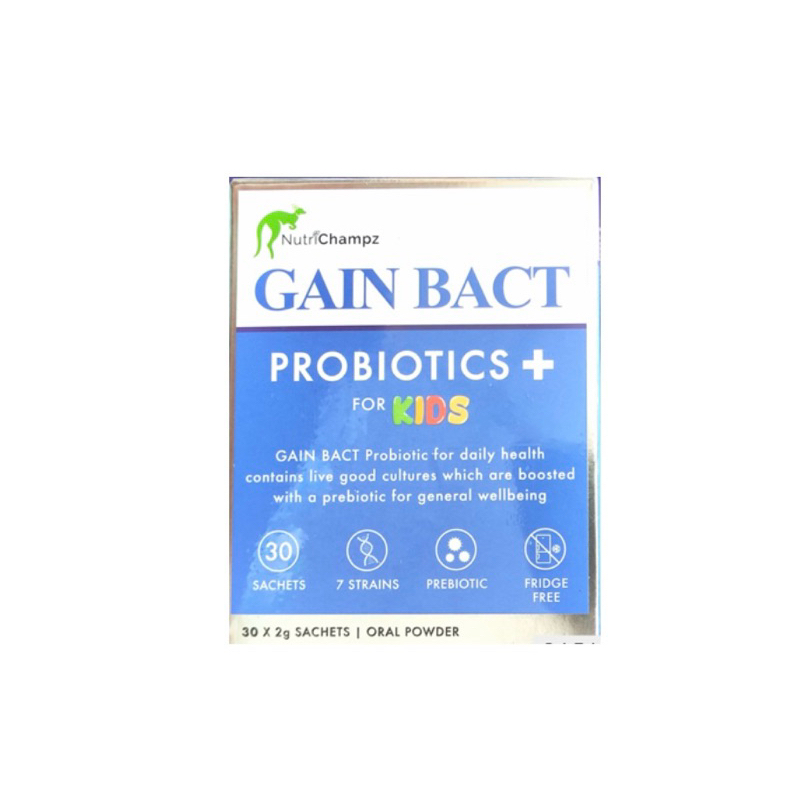 GAIN BACT Probiotics + for Kids (2g x 30 Sachets) | Shopee Philippines