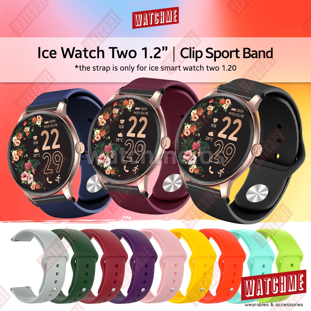 Ice Smart Watch Two 1.2" (round) Clip Strap, Color Series 20mm, Sport ...