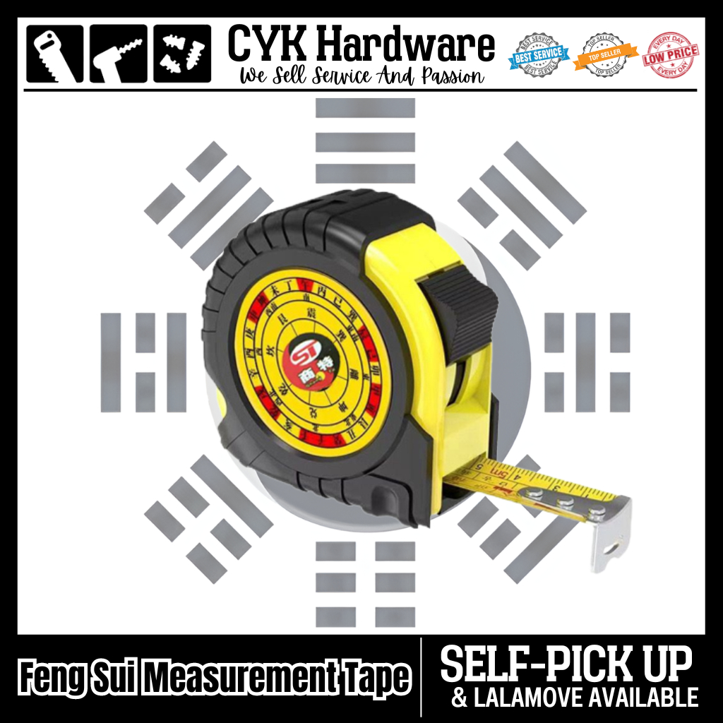 FengSui Measurement Tape Huat Huat Tape Feng Shui Power Tape Measuring ...