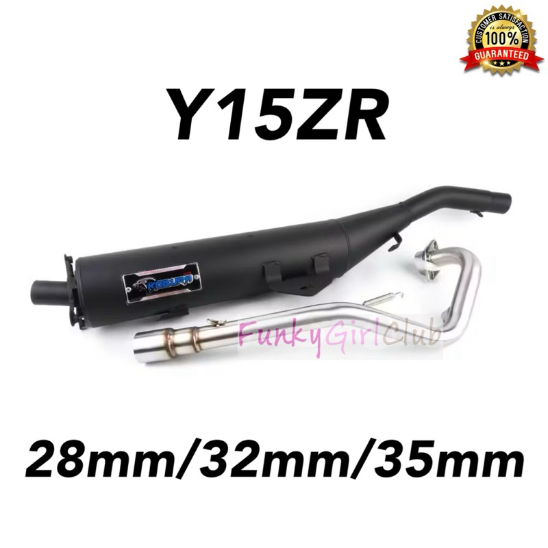 KOBURA EXHAUST Y15ZR V1 V2 28MM 32MM 35MM STANDARD OPEN BACK PRESSURE ...