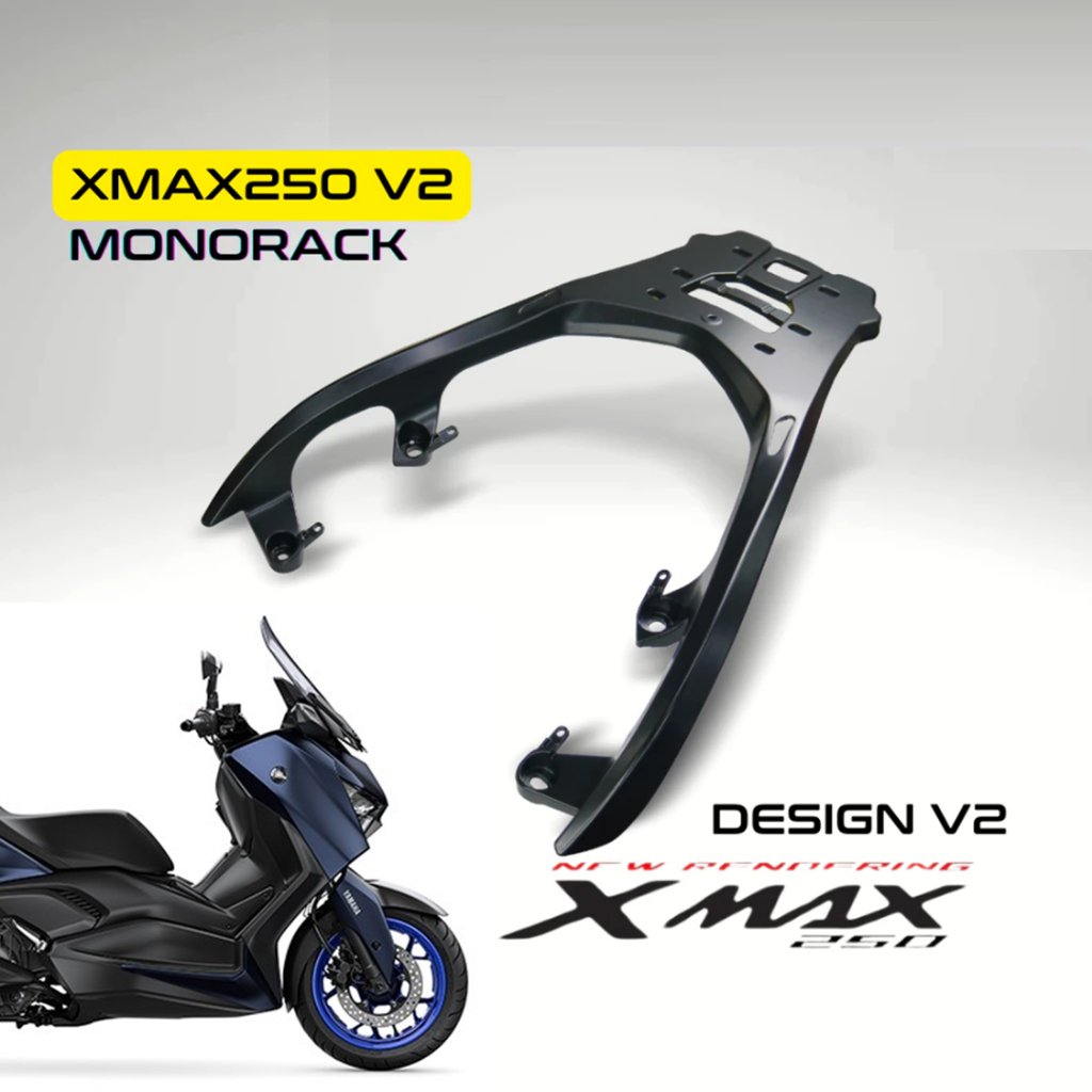 XMAX rack rear luggage tail rack top box frame monorack bracket holder ...