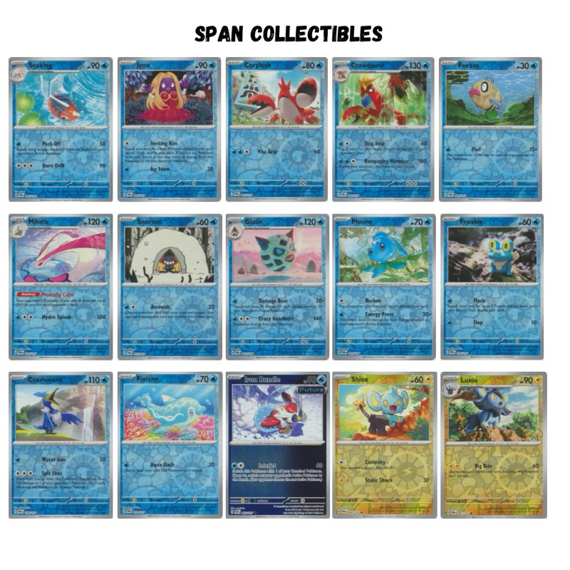 Pokemon TCG - Scarlet & Violet Twilight Masquerade Pokemon Common / Uncommon Reverse Holo ...