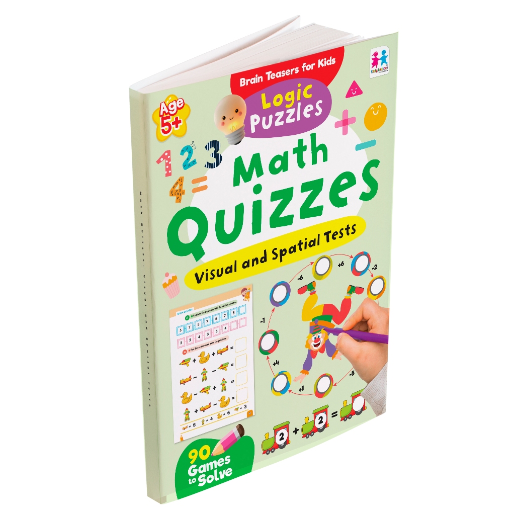 BRAIN TEASERS FOR KIDS MATH QUIZZES LOGIC PUZZLES (KIDS ACTIVITY BOOK ...