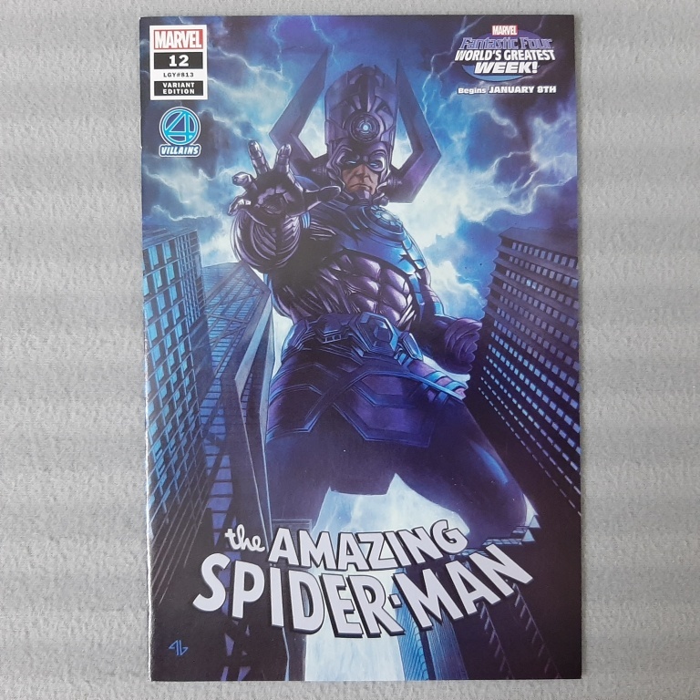Amazing Spider-Man 12 Galactus Variant (6th Series Marvel Comics) Nick ...