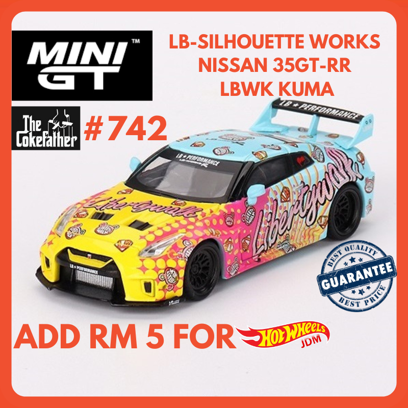 MINI GT 742 LB-Silhouette Works GT Nissan 35GT-RR LBWK KUMA 742 ...