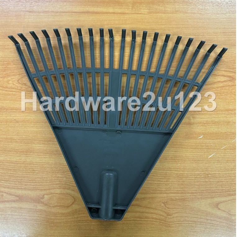 PVC Gardening Rake With Wood Handle Cakar PVC Hijau Grass Claw 扇耙 ...