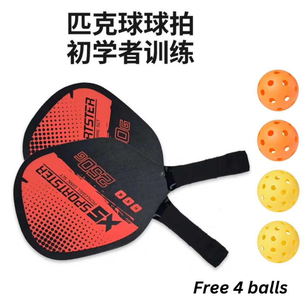 Pickleball Paddle Set for Beginners, Elementary School Students ...