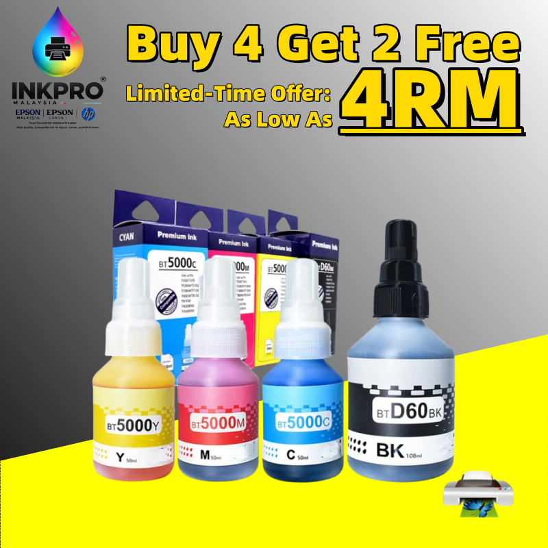 Brother BTD60 BT6000 BT5000 Refill Ink - For DCP-T310, DCP-T500W, DCP ...