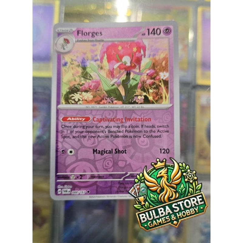 Flores RH 088/167 SV06 Twilight Masquerade TWM Pokémon TCG Card Game ...