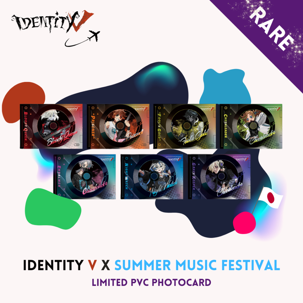 IDENTITY V X C104 Summer Music Festival PVC Photocard | Shopee Philippines