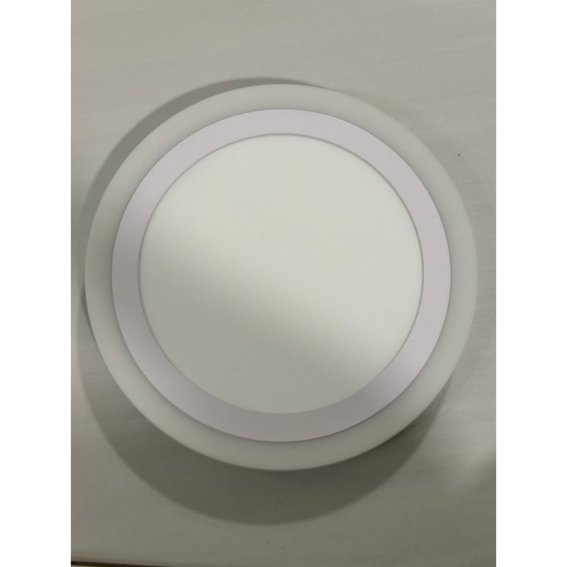 LED Panel Light 24W (18W+6W) -Round 9inch-Warm white+Daylight | Shopee ...
