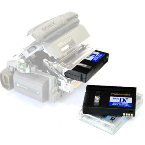 Panasonic AY-DVMCLWW Dry Type Mini DV Head Cleaner Tape For Camcorder ...