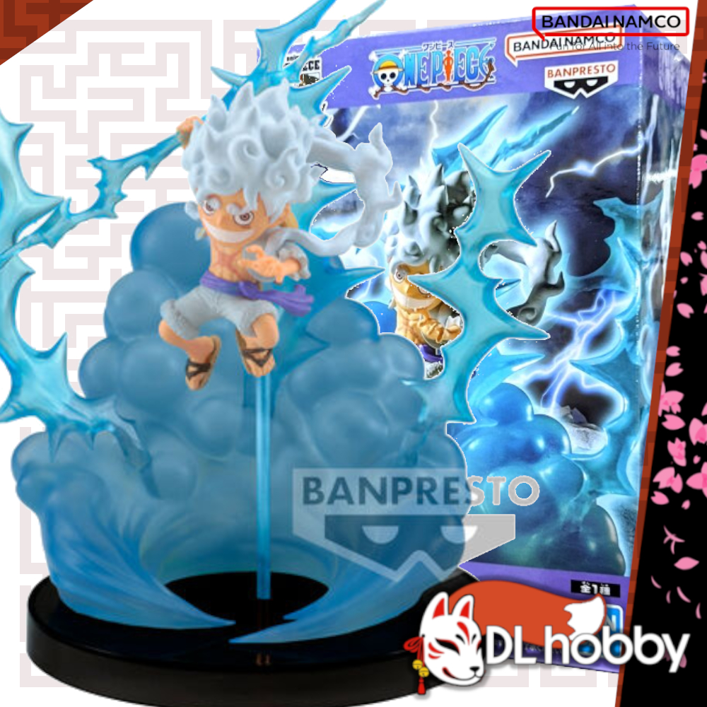 One Piece Luffy Gear 5 MEGA WCF DXF Figure Official Bandai Namco ...
