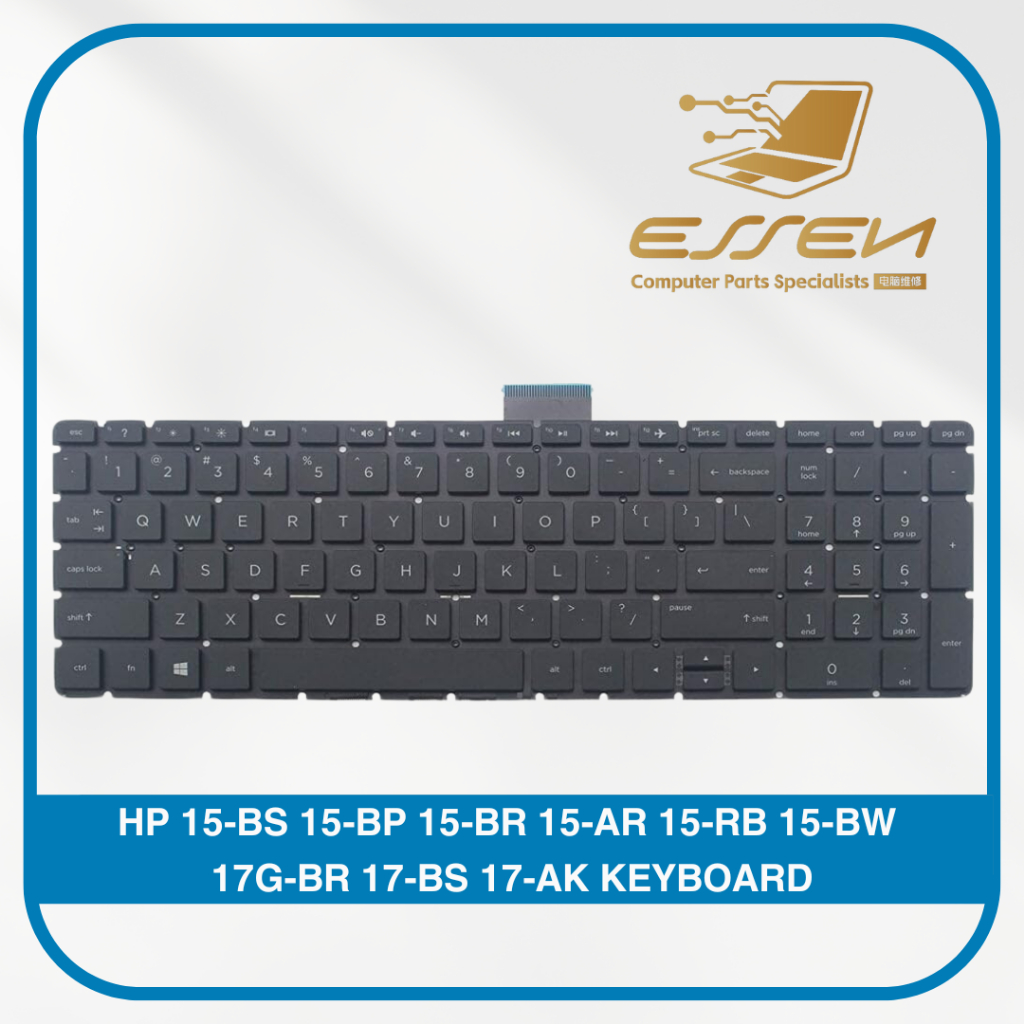 Replacement Keyboard For HP 15-BS 15-BP 15-BR 15-AR 15-RB 15-BW 17G-BR ...