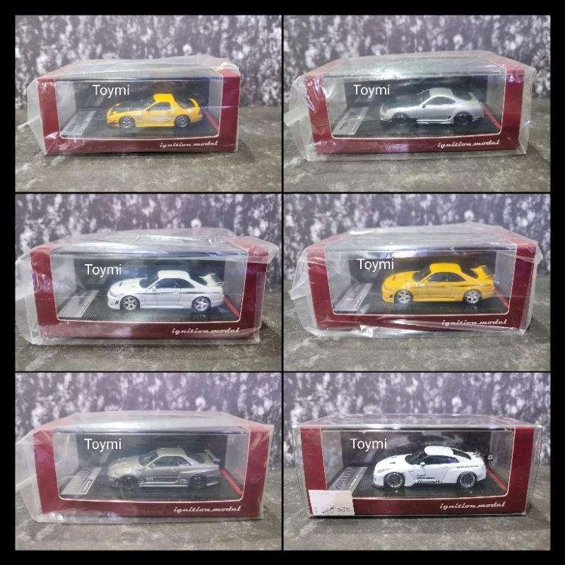Ignition Model IG 1/64 Nissan Skyline GTR R33 400R R35 Mazda RX7 FC ...