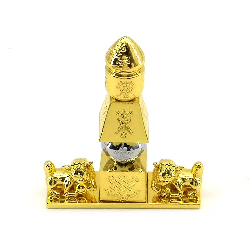 Five Element Pagoda with Fu Dogs (Mini) - Feng Shui Cure for 5 ...