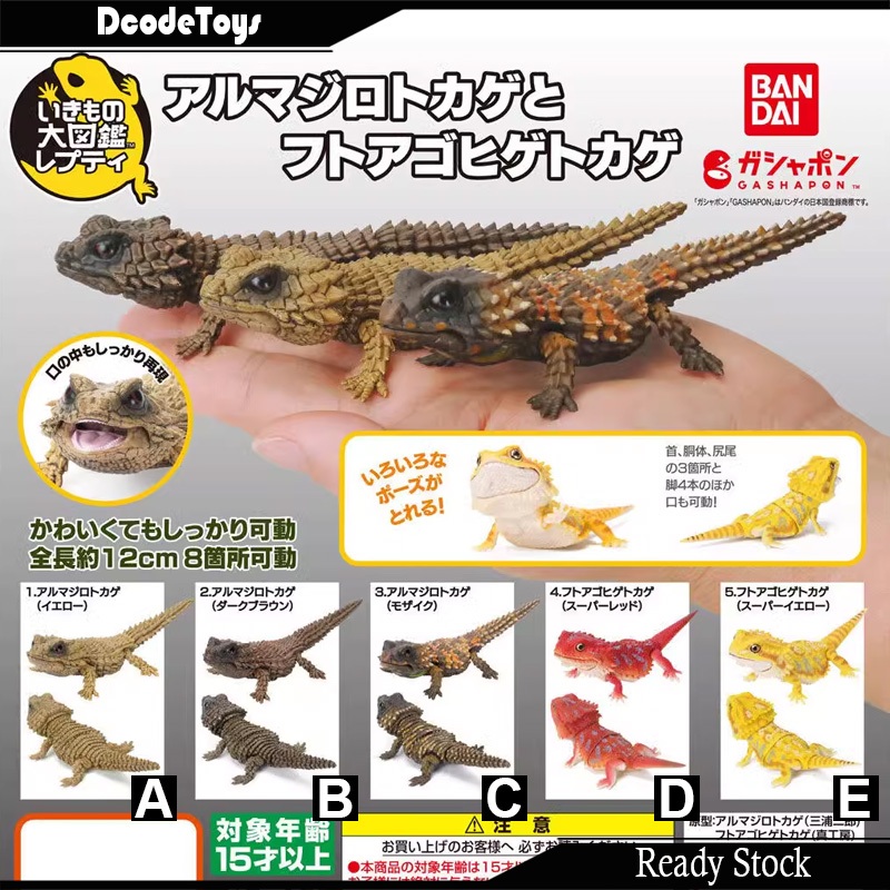 Bandai Lizard Armadillo Girdled Bearded Dragon 犰狳蜥 松狮蜥 壁虎 Gecko ...