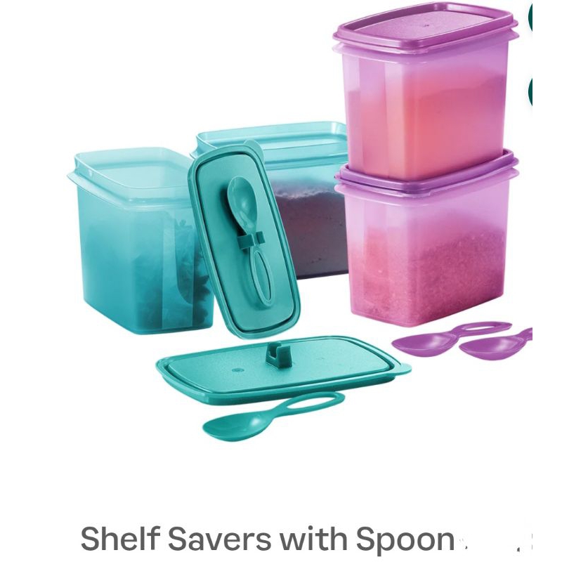 Shelf Savers with Spoon 840ml (2pc) | Shopee Philippines