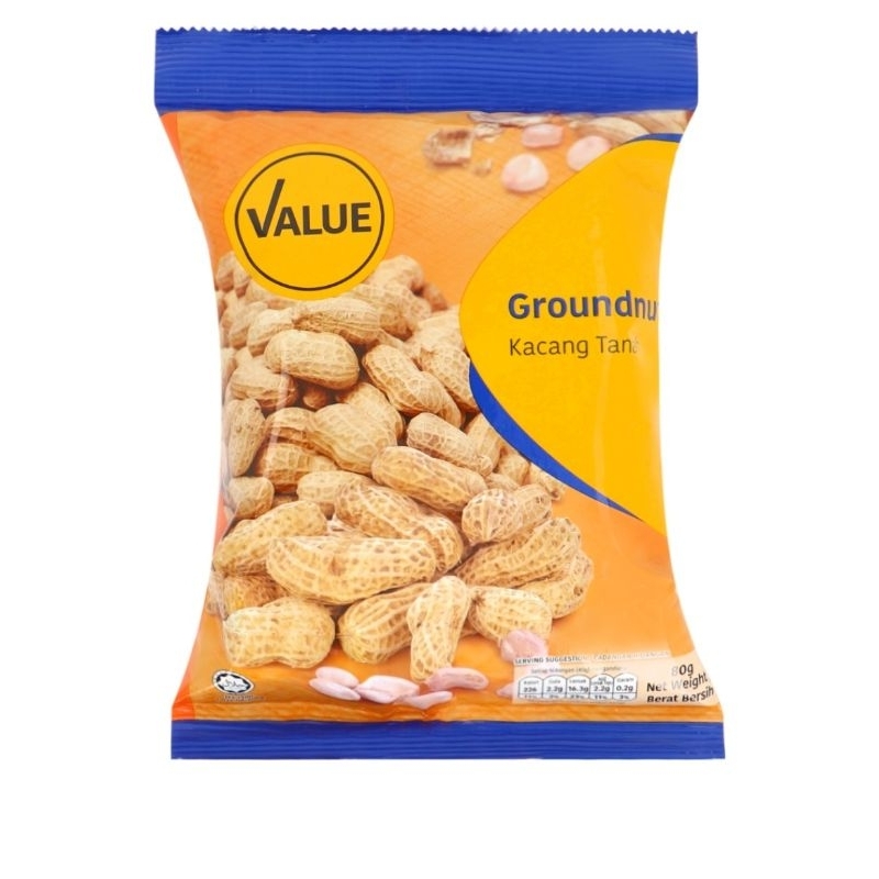 VALUE Halal Groundnut / peanuts 80g | Shopee Philippines