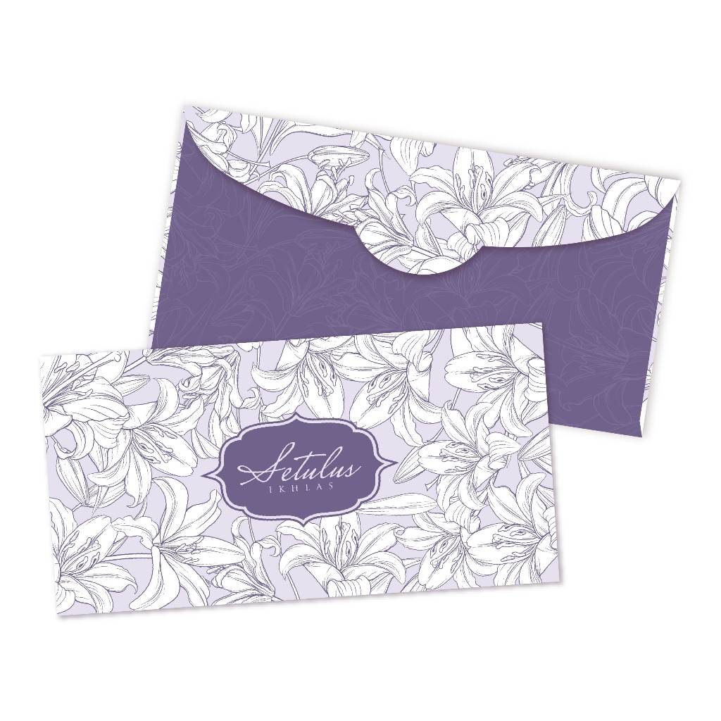 Sampul Duit Raya Premium 2025 Floral Purple | Shopee Philippines