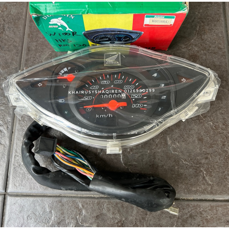 Honda Wave 100R / Wave 100 Speedometer / Meter Assy NEW | Shopee ...