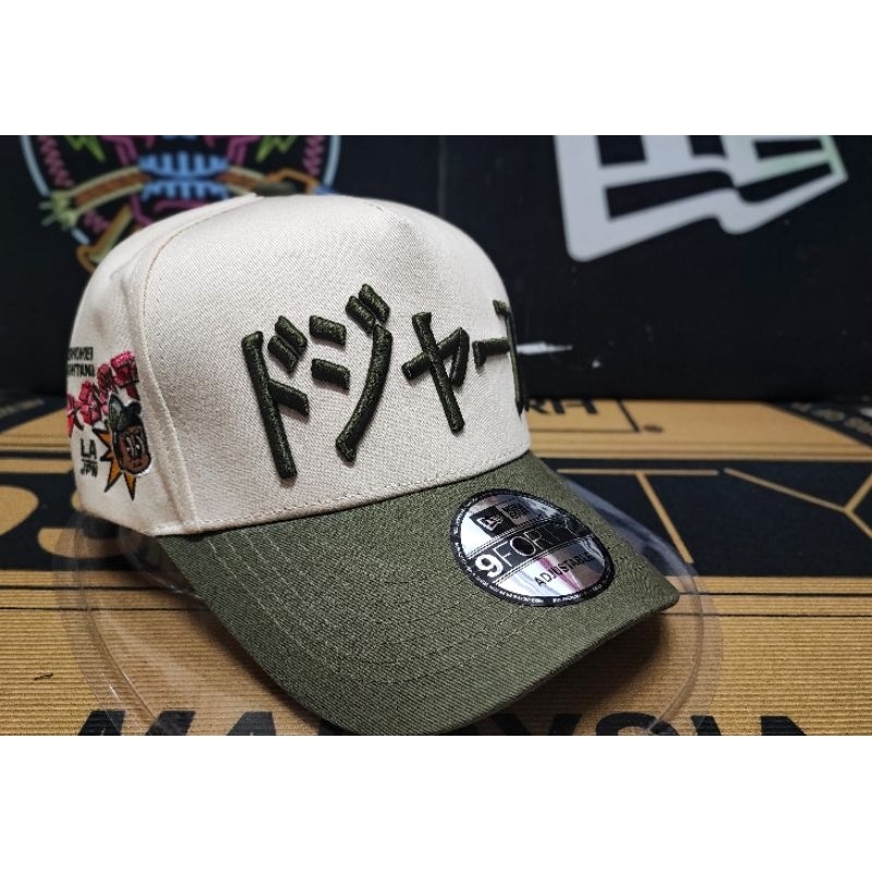topi Snapback hat cap Curve A Frame LA Dodgers Kanji Edition | Shopee ...