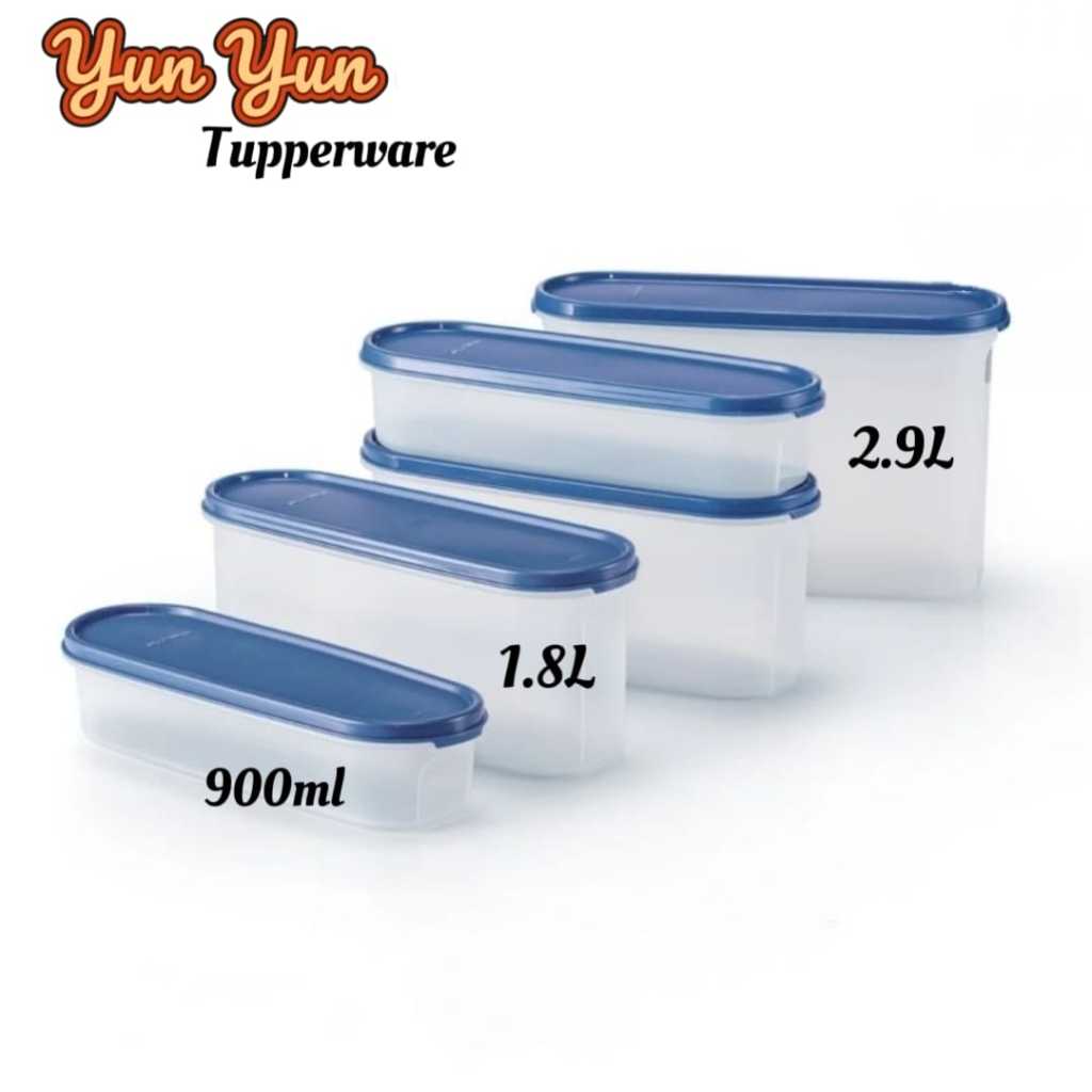 Tupperware Modular Mates Super Oval Set (2.9L / 1.8L / 900ml) | Shopee ...