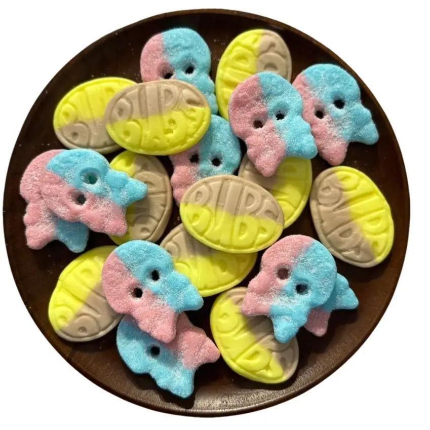 Losgodis- Dizzy Skull & Banana BUBS Mix - Premium Swedish Candy ...