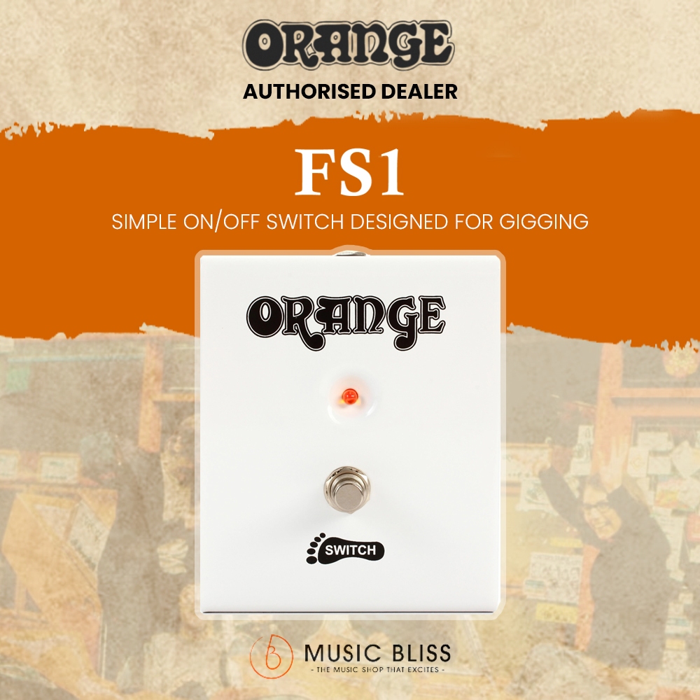 Orange FS-1 Single Button Footswitch | Shopee Philippines