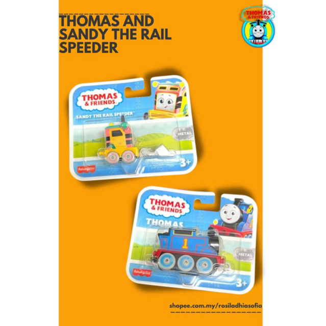 THOMAS AND SANDY THE RAIL SPEEDER METAL | Shopee Philippines