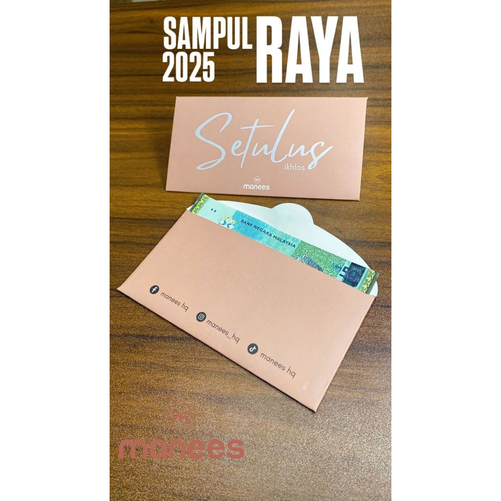 [Raya Special] Sampul Duit Raya Premium 2025 by Manees HQ (5pcs in 1 ...