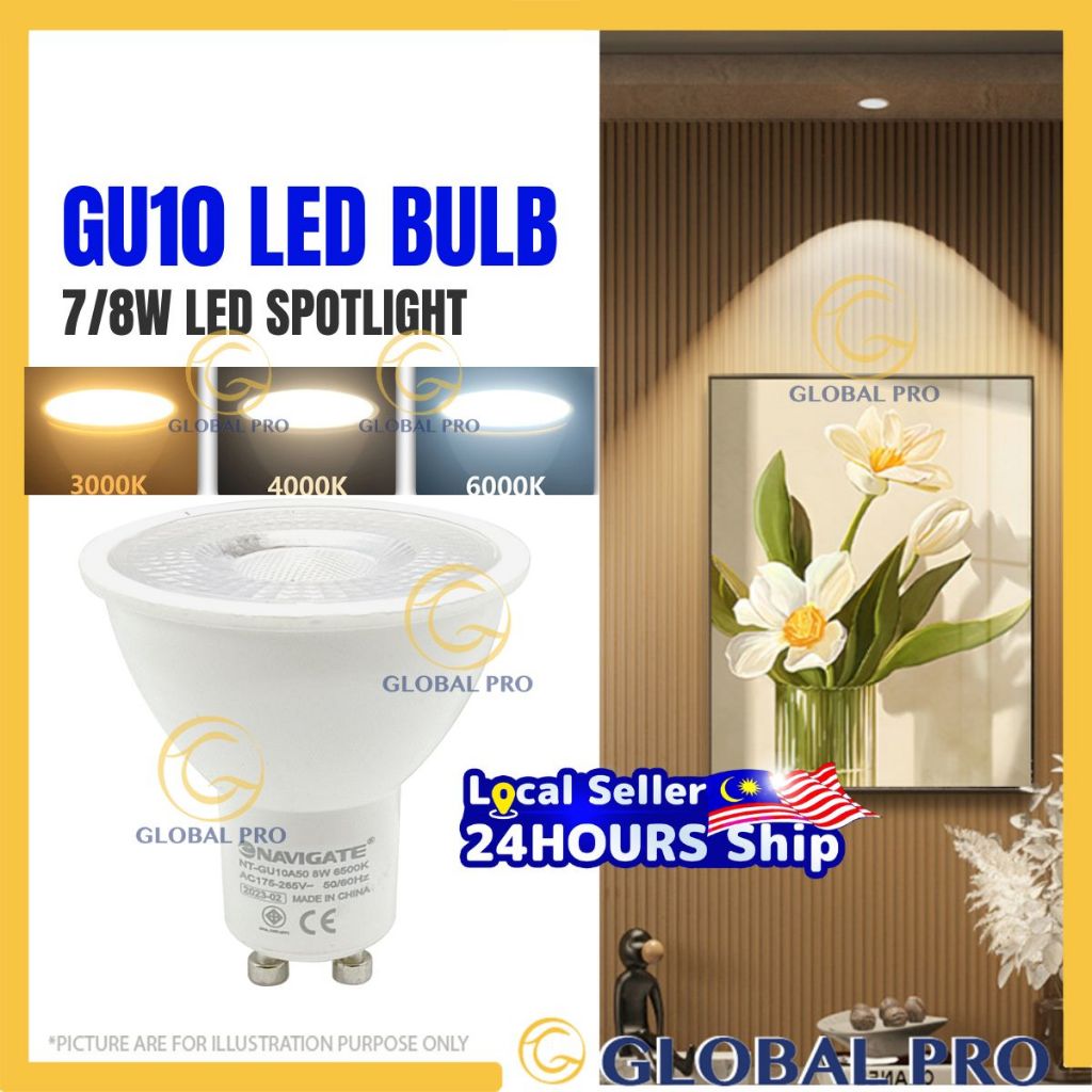 NAVIGATE/ IMITOS GU10 7/8W LED Bulb Spotlight Track Light Tracklight ...