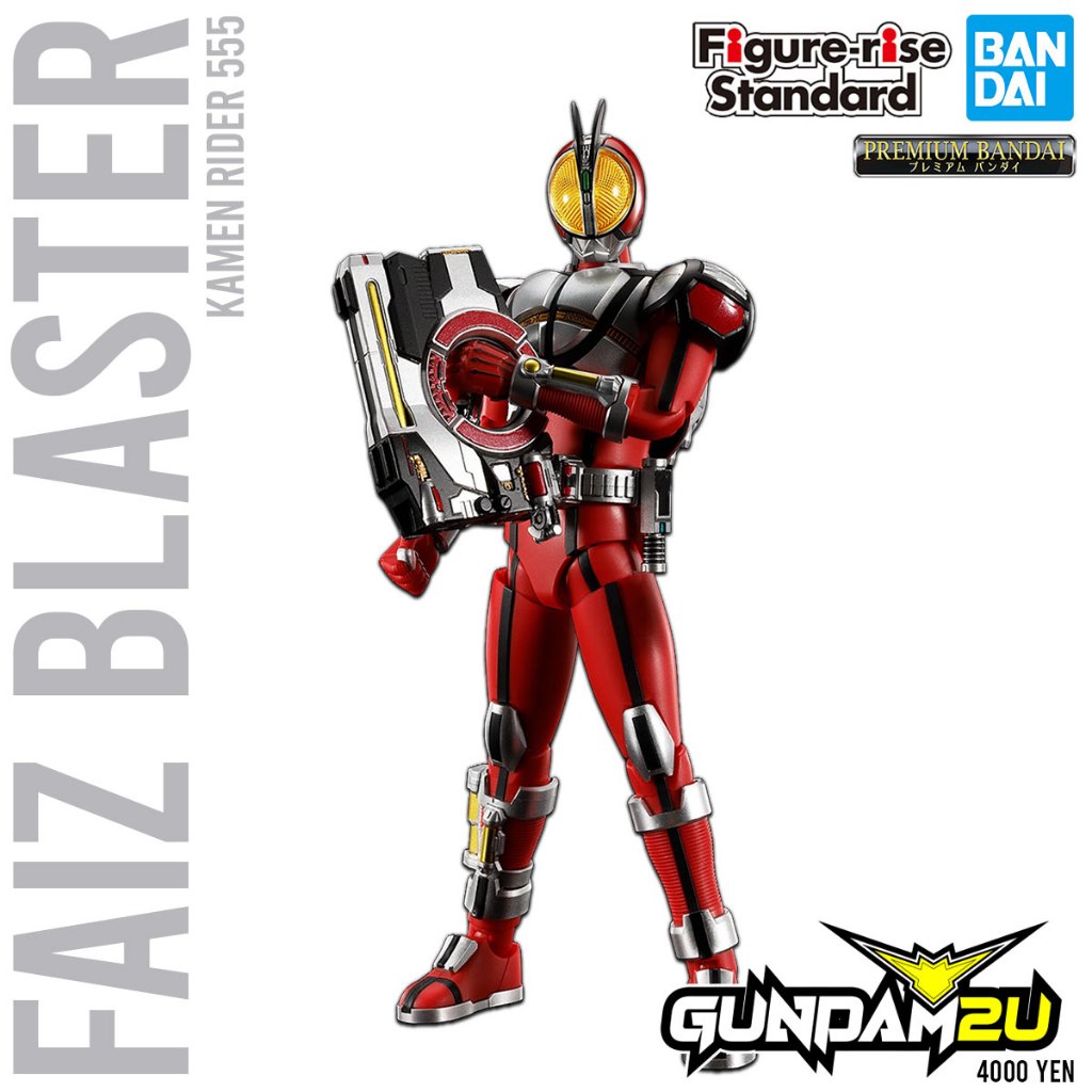 P-BANDAI FRS Kamen Rider Faiz Blaster Form - Figure-rise Standard Masked Rider Heisei Plastic ...