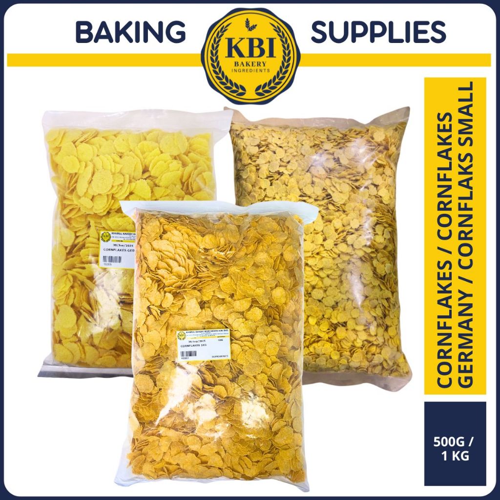 CORNFLAKES/CORNFLAKES GERMANY/CORNFLAKES SMALL HALAL 1KG/500G | Shopee ...