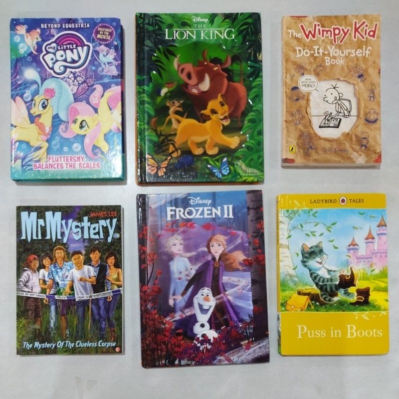 used MAR19-11py (my little pony,the lion king,the wimpy kid,Mr mystery ...