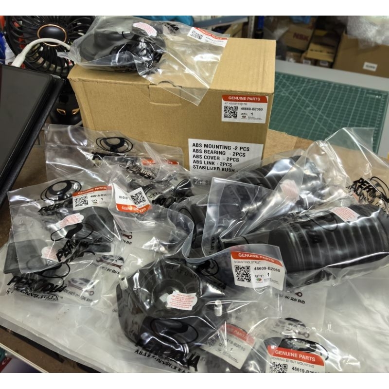 PERODUA MYVI 2005-2017 ABSORBER LINK & BAR BUSH & ABSORBER MOUNTING ...